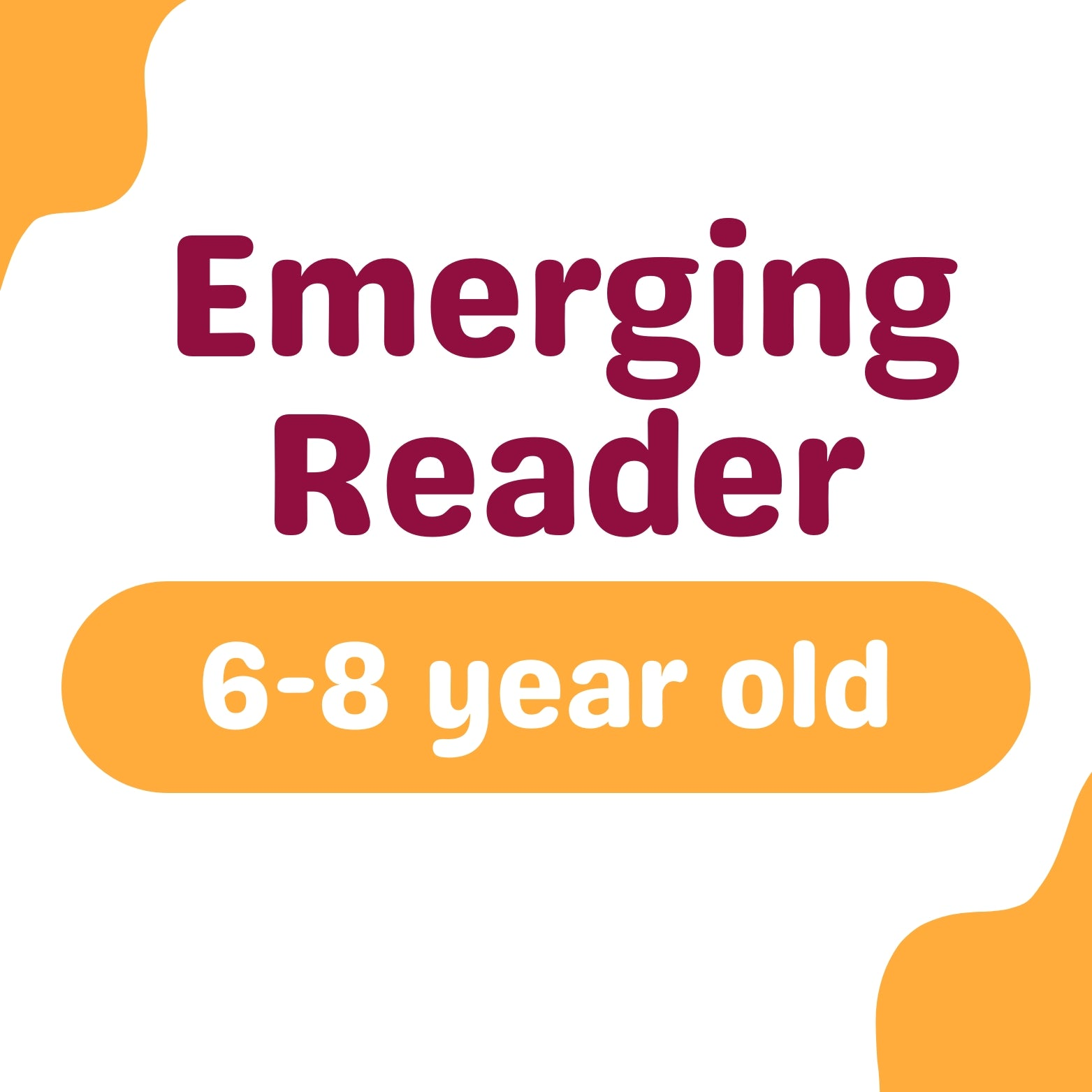 Books for Emerging Readers (6-8 Years old) – JustBookify